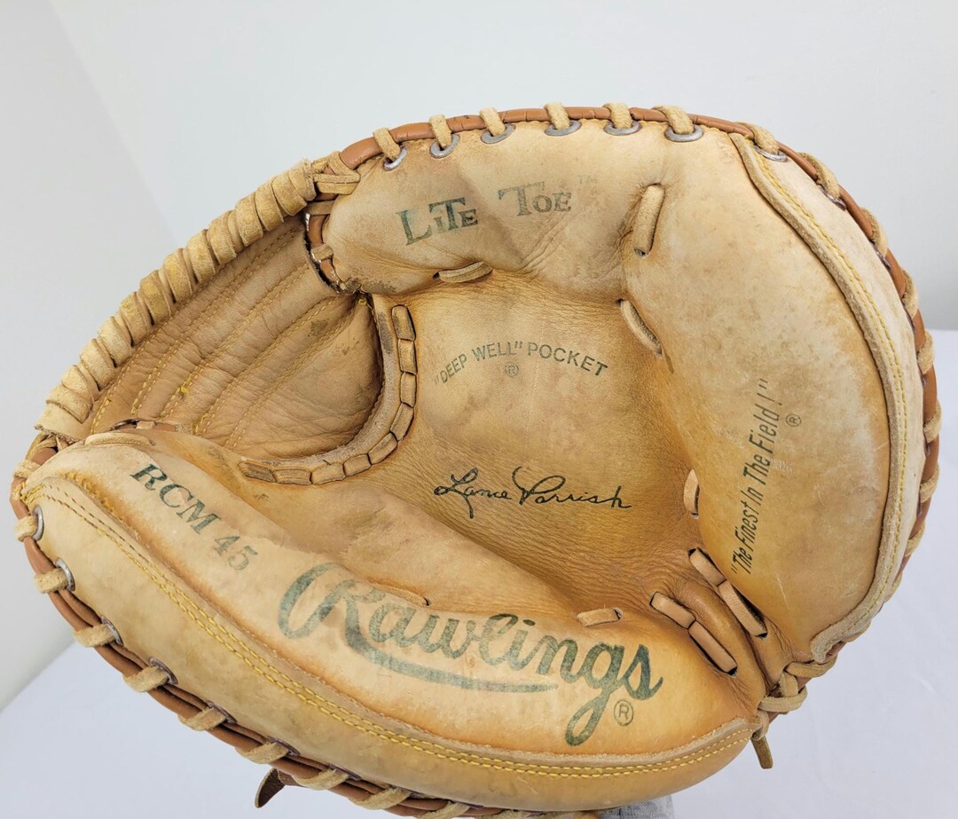 Rawlings 100% Nylon RCM 45 Lite Toe Baseball Catchers Mitt Size Adult ...