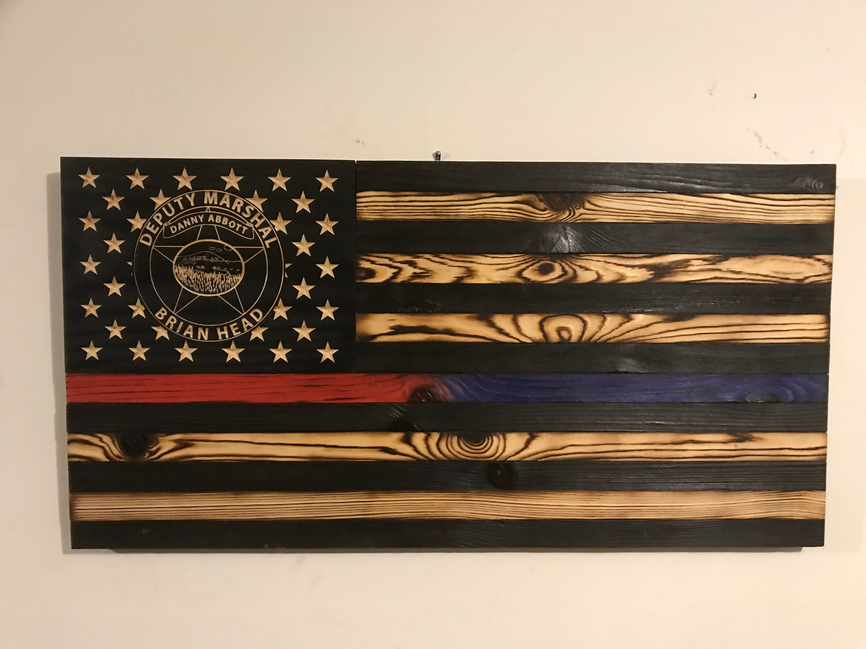 Custom Union Rustic Wood American Flag - Etsy