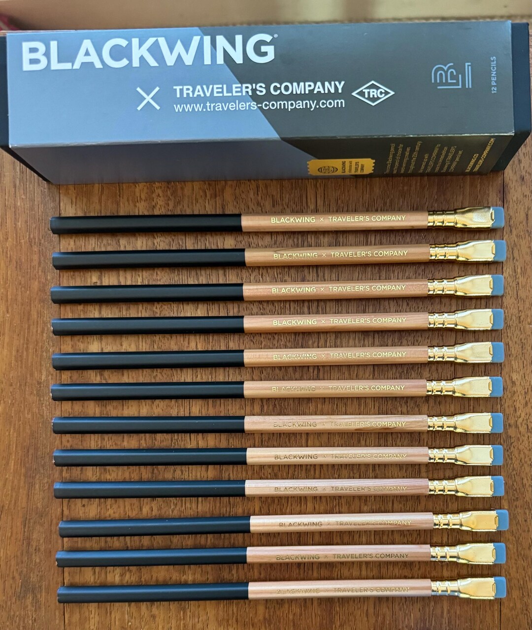 Blackwing X Traveler’s Company: 12 Pencils With Box - Etsy