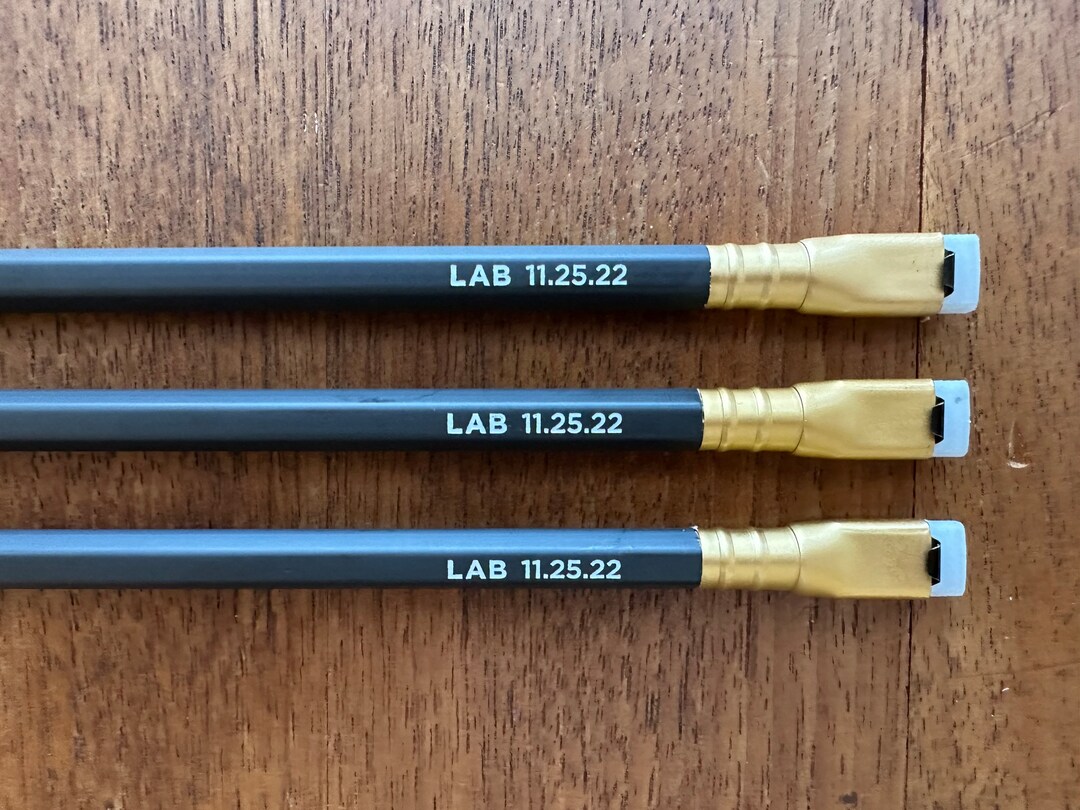 Palomino Blackwing Lab 11.25.22 - 3 Pencils (no Box) - Etsy