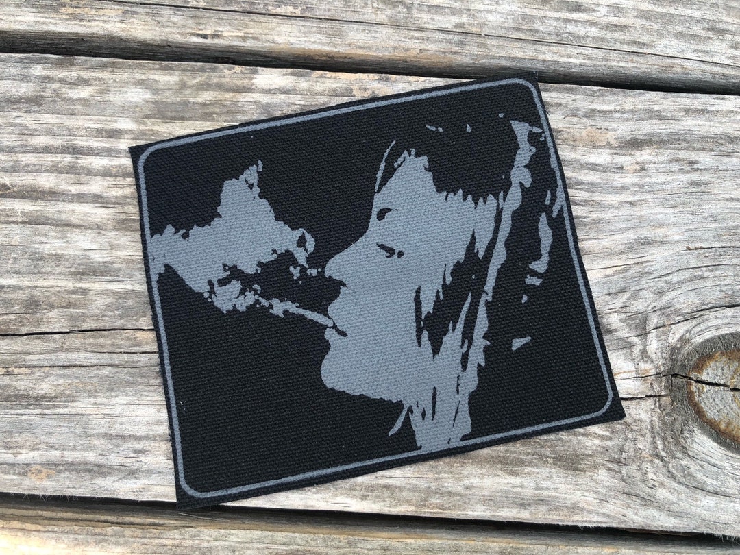 TOKE Women Smoking Joint Patch Sew on Canvas Cannabis - Etsy