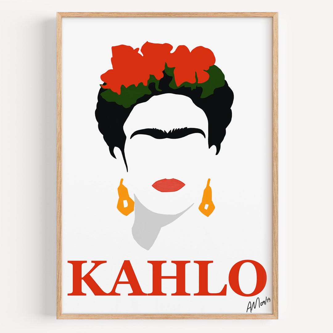 HUMAN MADE - Art Print - "kahlo" by Anna Maria Garza, Frida Kahlo ...