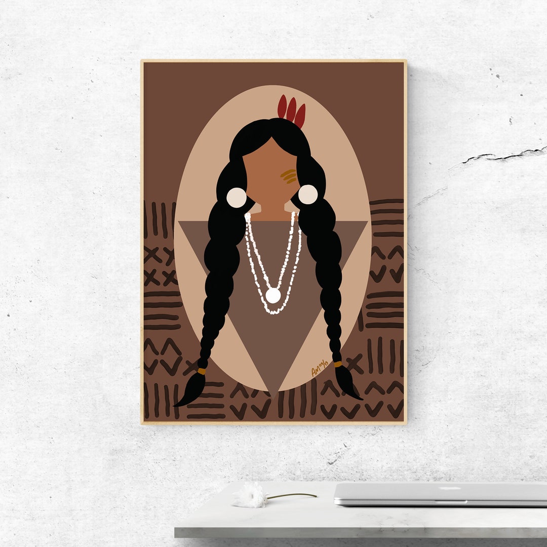HUMAN MADE - Art Print - "americas' Lakota Earth" by Anna Maria Garza ...