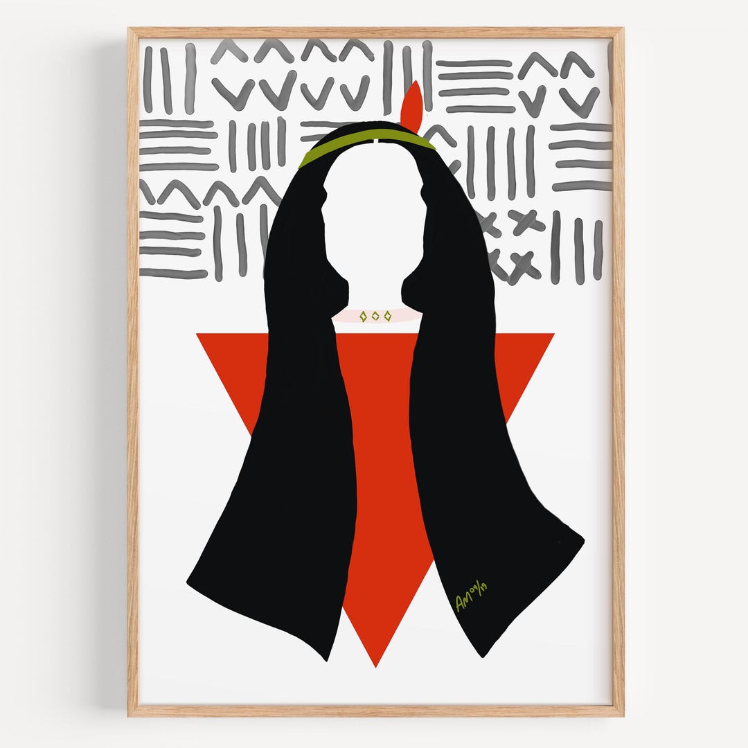 HUMAN MADE - Art Print - "americas' Chickasaw Two" by Anna Maria Garza ...