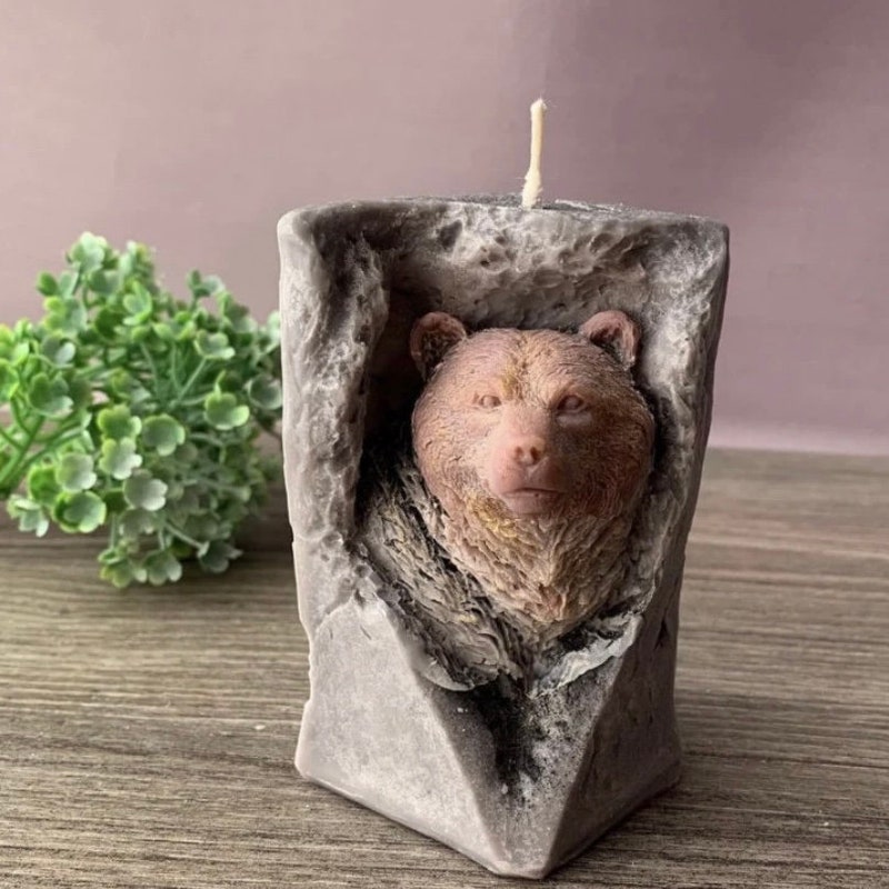 3d Bear Silicone Molds - Etsy