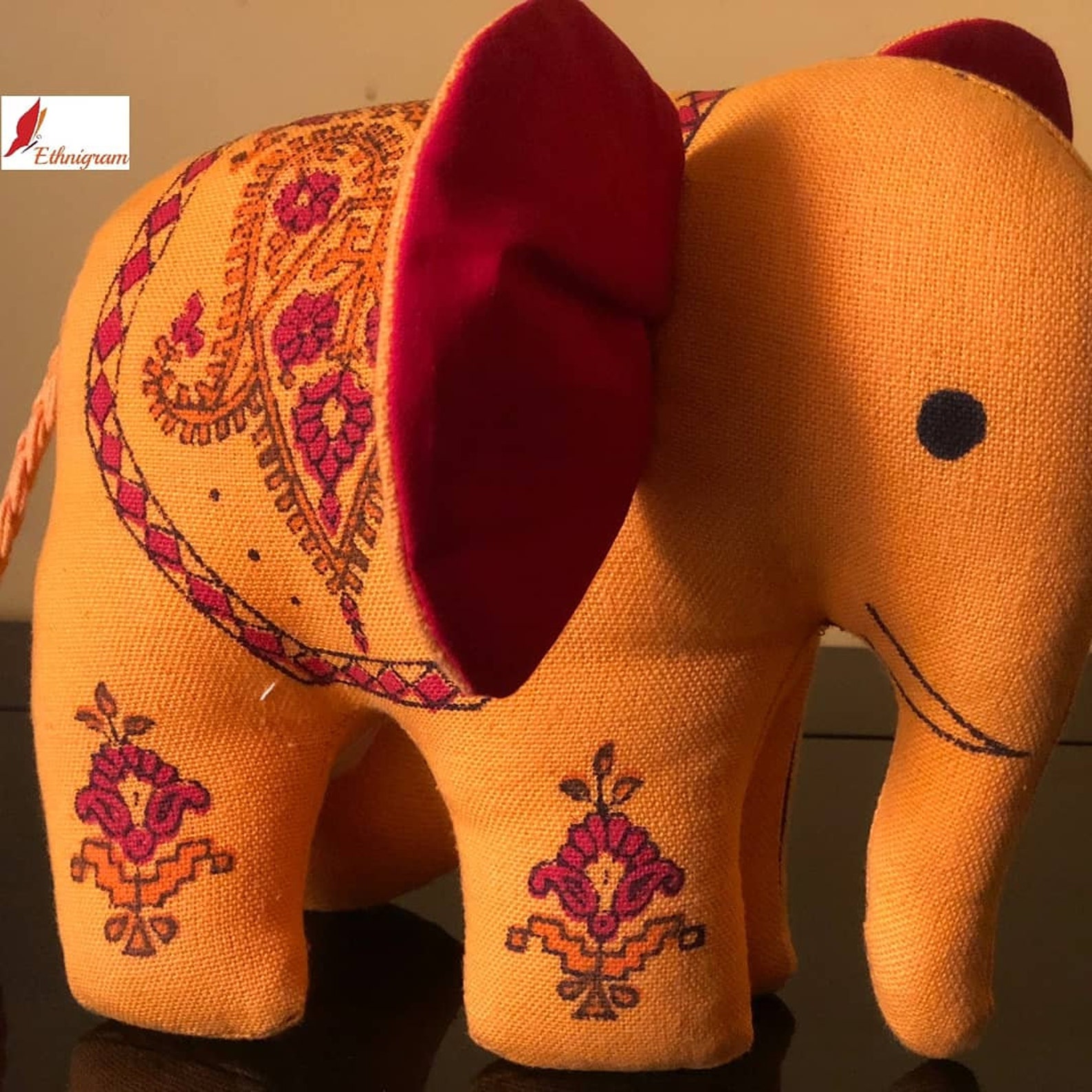 Elephant Fabric Toy - Etsy