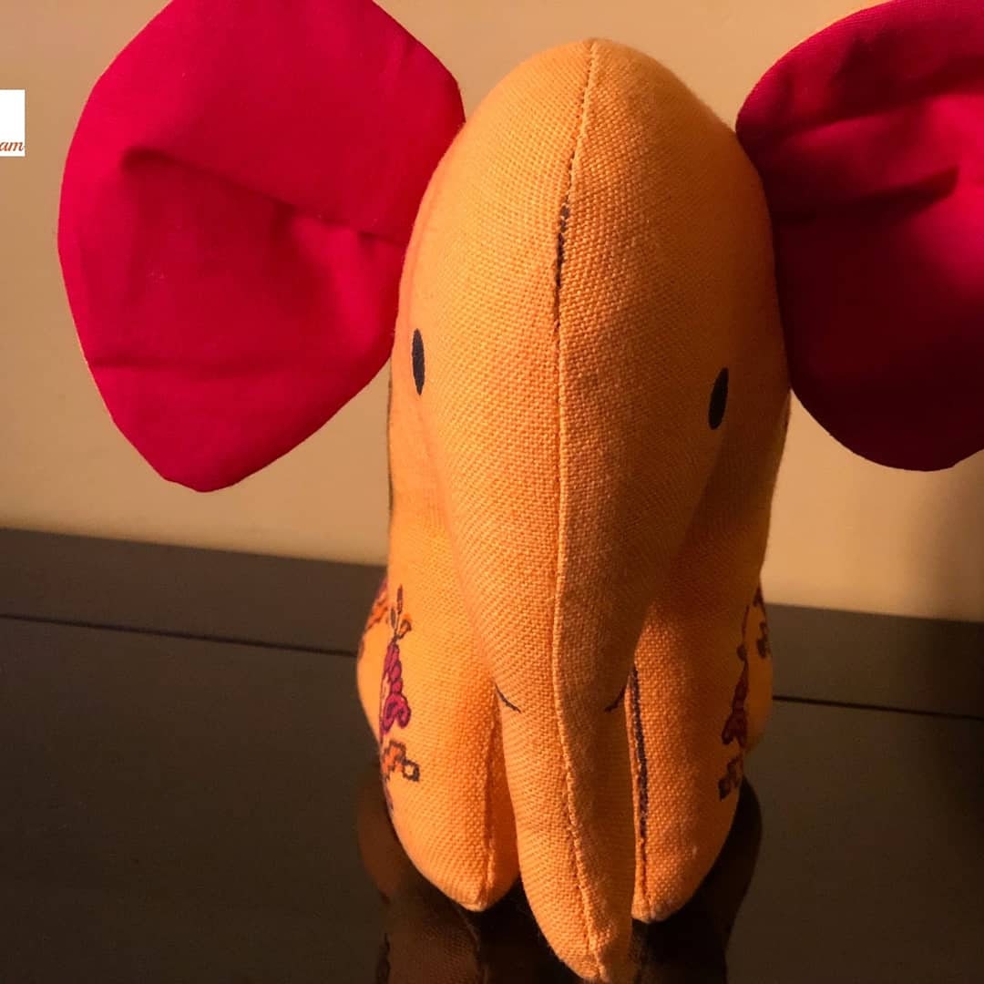 Elephant Fabric Toy - Etsy