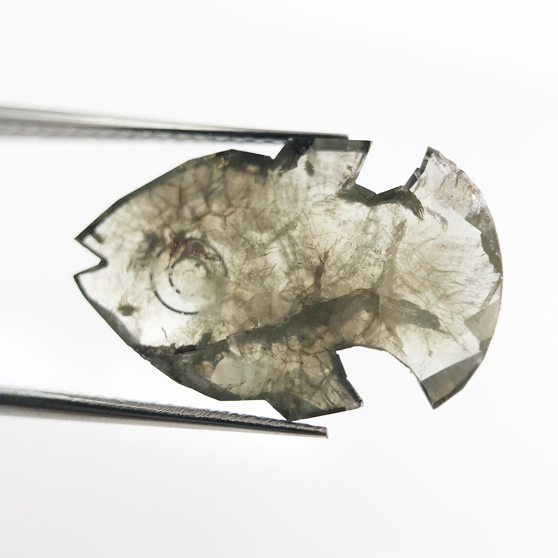 Wt-4.71ct100%Natural Diamond Fish Shape Diamond Salt and | Etsy