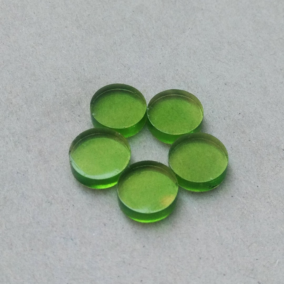 Peridot Quartz Coin Shape Gemstone, Wholesale Gemstone, Peridot Quartz ...
