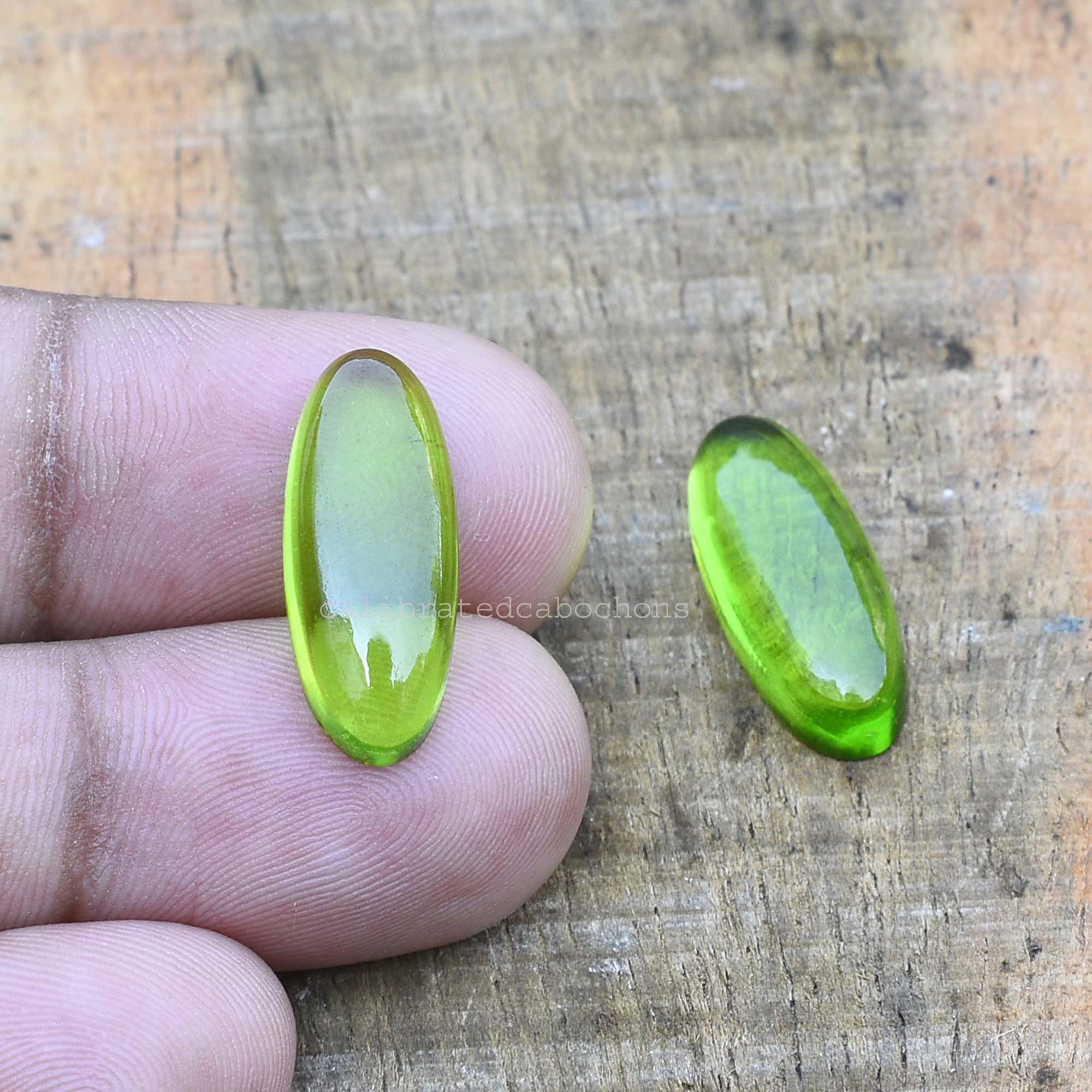 Peridot Quartz Gemstone Wholesale Gemstone Peridot 8x20 mm | Etsy