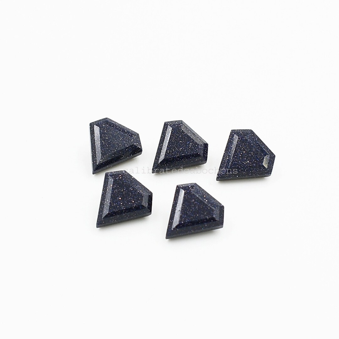 Amazing Cut Blue Goldstone, Blue Sunsitara 12 Mm Diamond Faceted ...