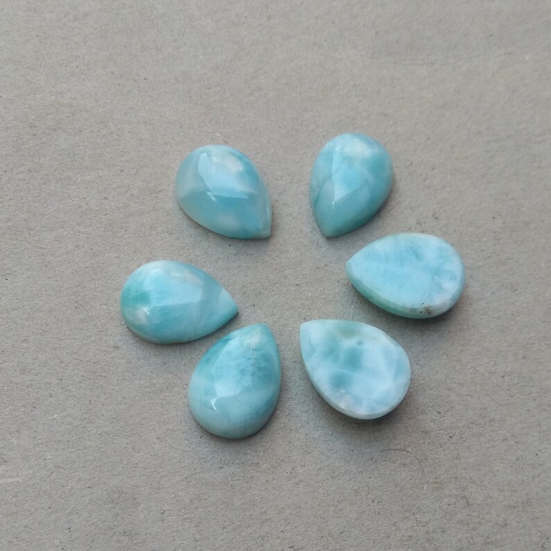 Dominican Larimar Wholesale Gemstone Larimar 7x10mm to - Etsy