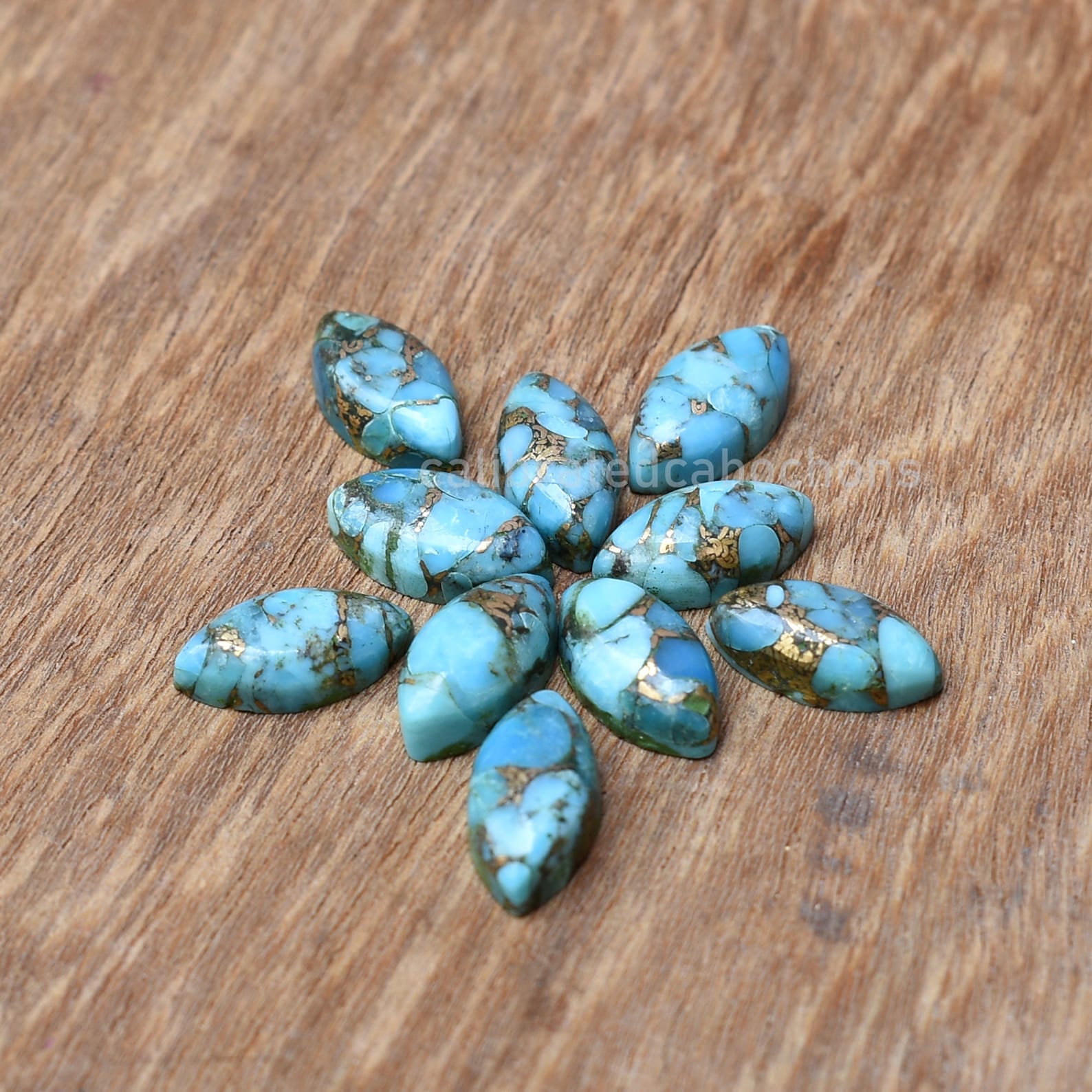 Turquoise Cabochon Loose Cabochon Wholesale Gemstone Blue - Etsy