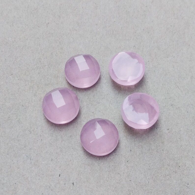 Chalcedony Gemstone Pink Chalcedony 10 to 16mm Mm Round - Etsy