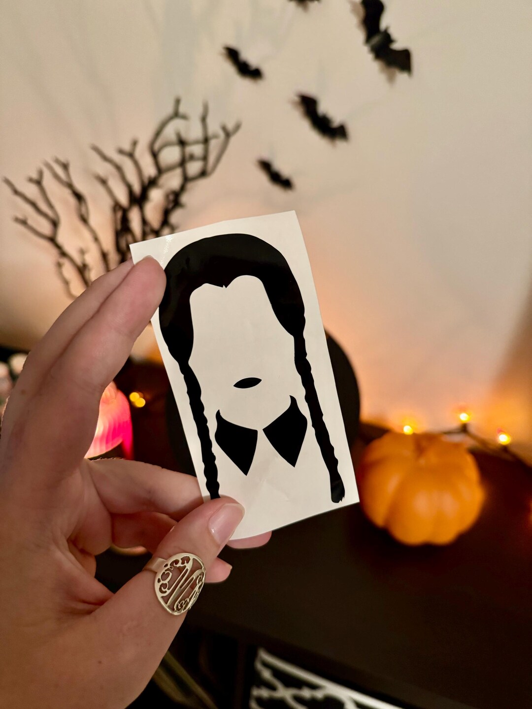 Wednesday Car Decal, Auto Decal, Spooky Decal, Halloween Decal, Addams ...