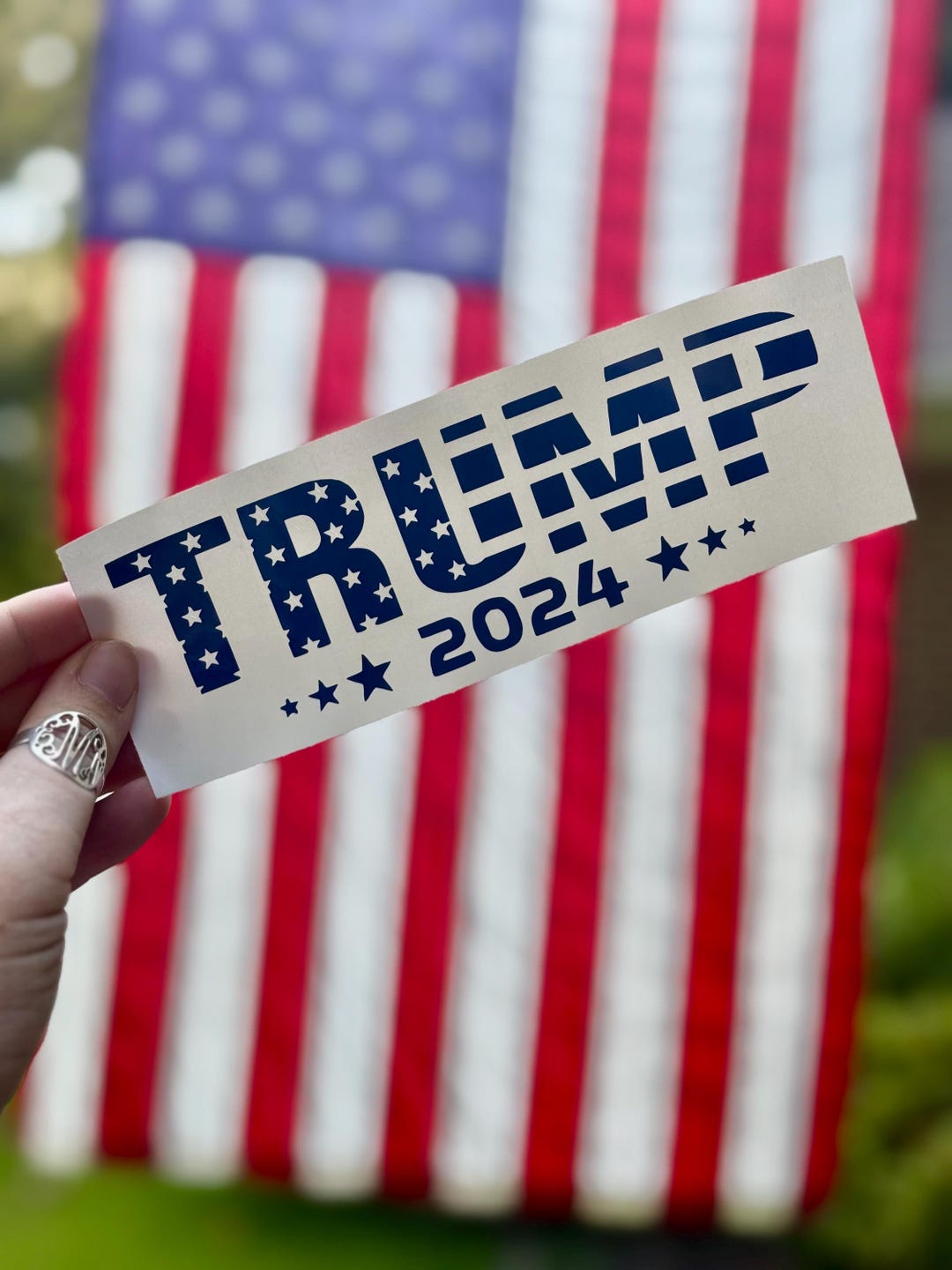 Trump Car Decal, Trump 2024, Trump Decal, Auto Decal, Car Window Decal ...