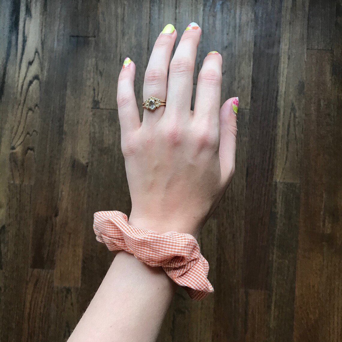 Preppy Orange Dream Scrunchies Set of 3 Women's Refashioned Hair Tie ...