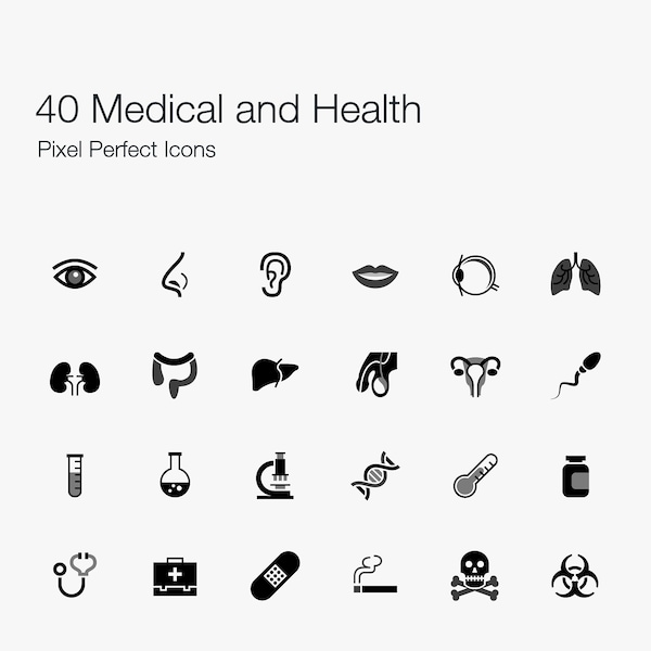 Health Icons Png - Etsy