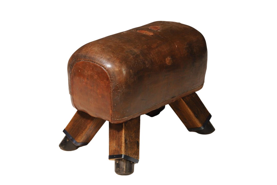 Vintage Leather Gymnastics Stool | 1930s, Czechoslovakia - Etsy
