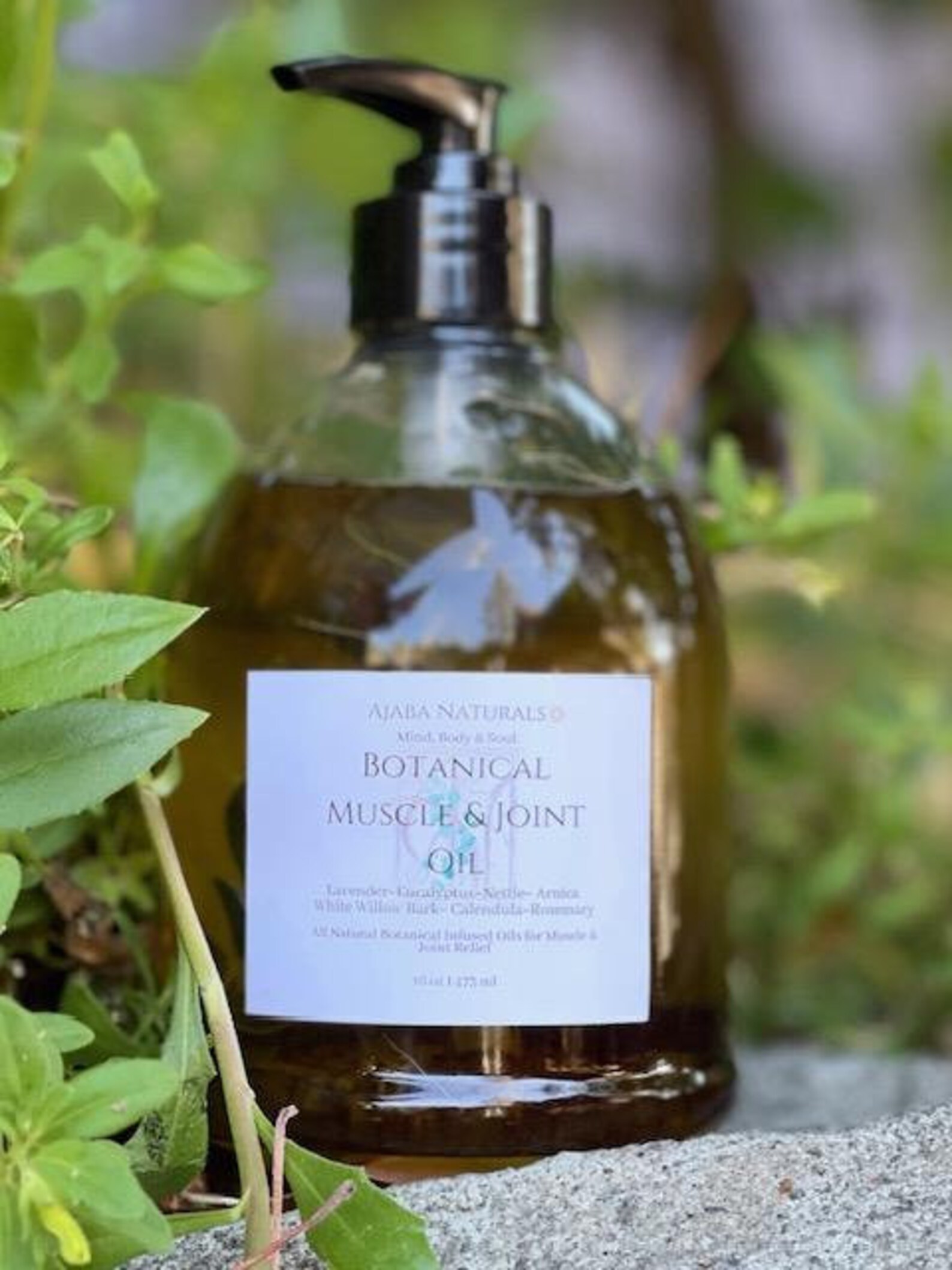 All Natural Eucalyptus & Lavender Muscle and Joint Oil - Etsy