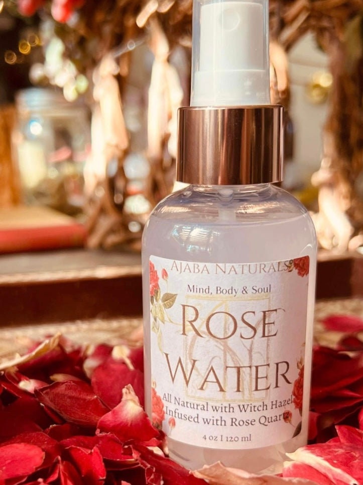 All Natural Rose Water Spray W/ Witch Hazel - Etsy