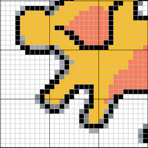 Lion King Counted Cross Stitch Pattern, Simba Disney X Stitch Chart ...