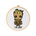 I AM GROOT Marvel Comics Modern Cross Stitch Pattern - Etsy