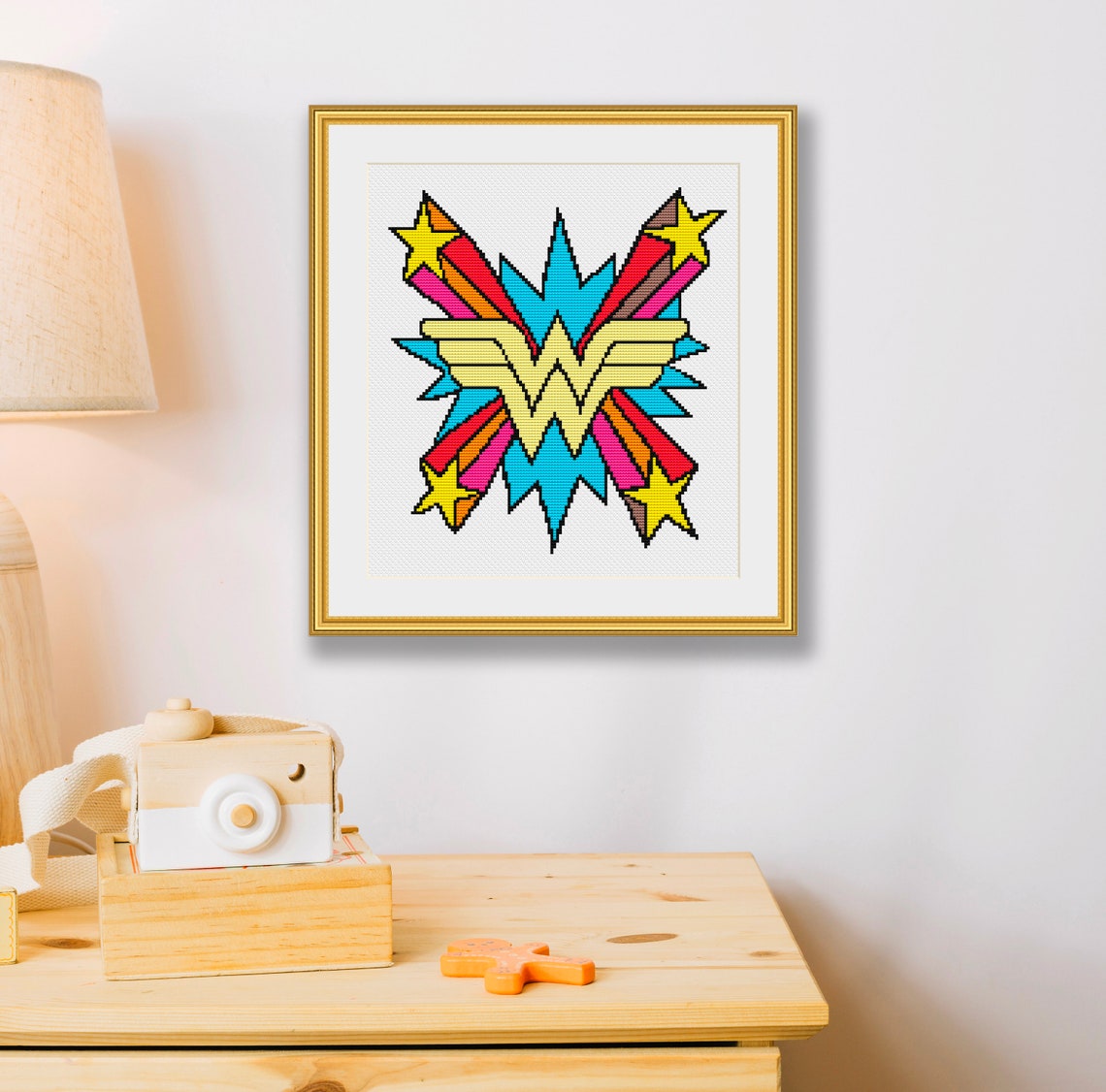 Wonder Woman Cross Stitch Pattern DC Comics Heroes Cross - Etsy
