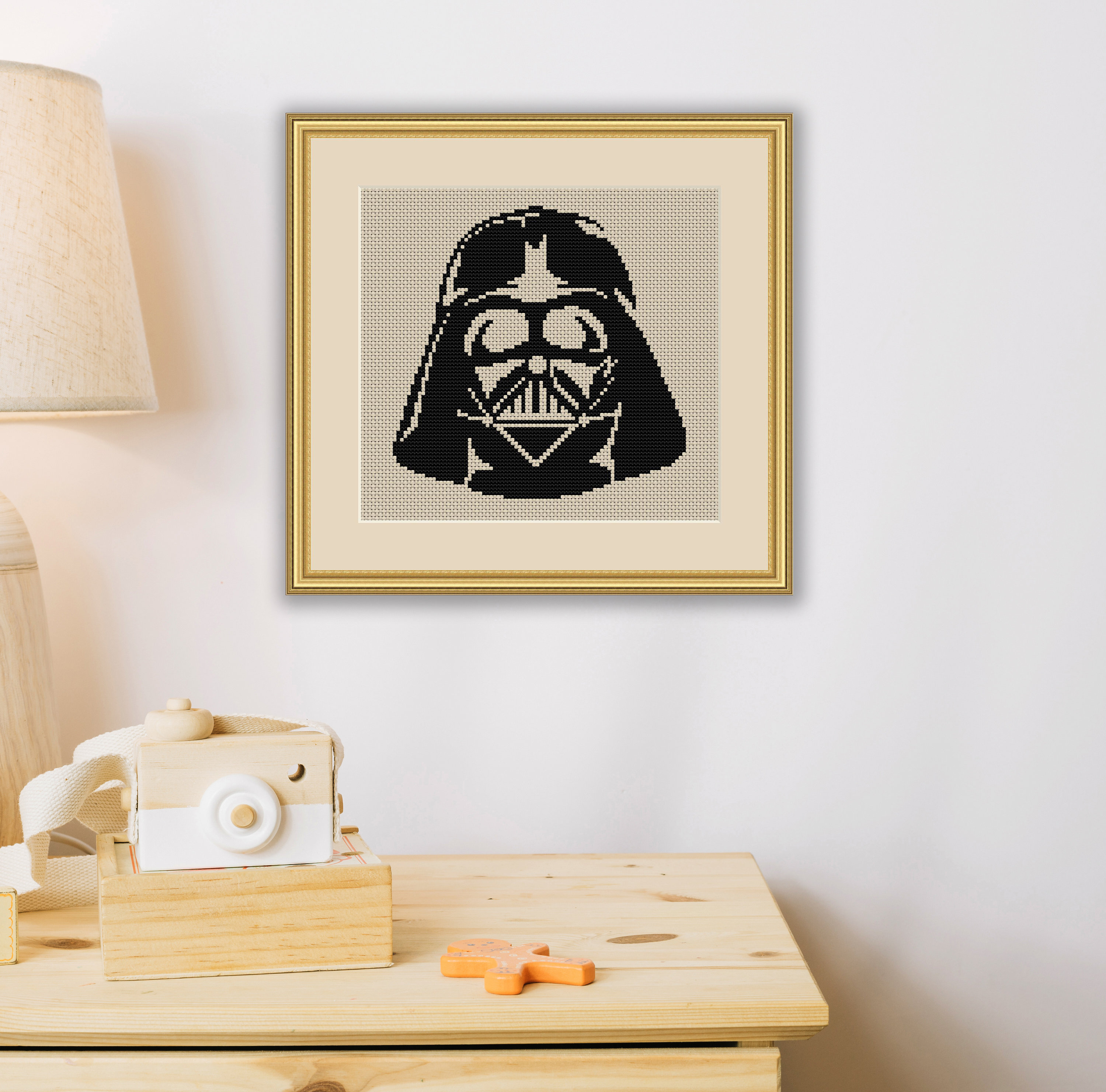 Darth Vader Cross Stitch Pattern PDF Star Wars Cross Stitch - Etsy