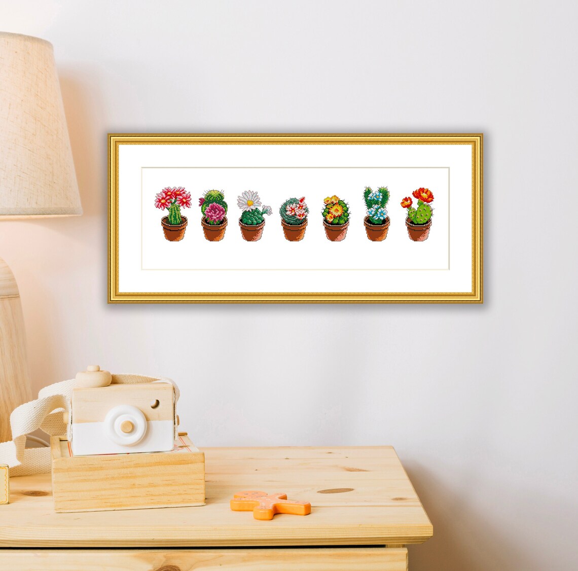 Cacti Counted Cross Stitch Pattern Plant Cross Stitch - Etsy