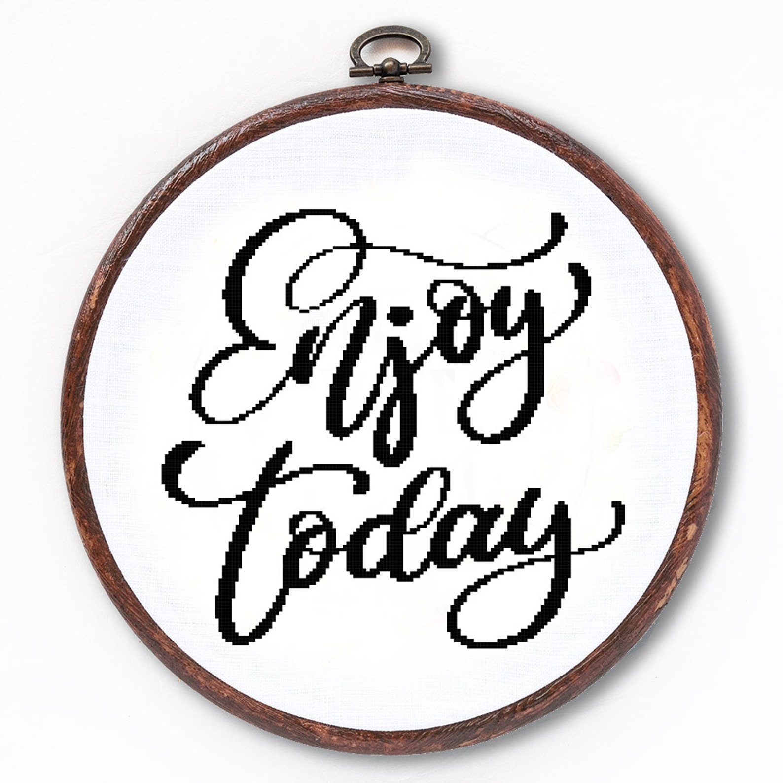 Set of 4 Motivational Quote Cross Stitch Patterns, Easy Cross Stitch ...