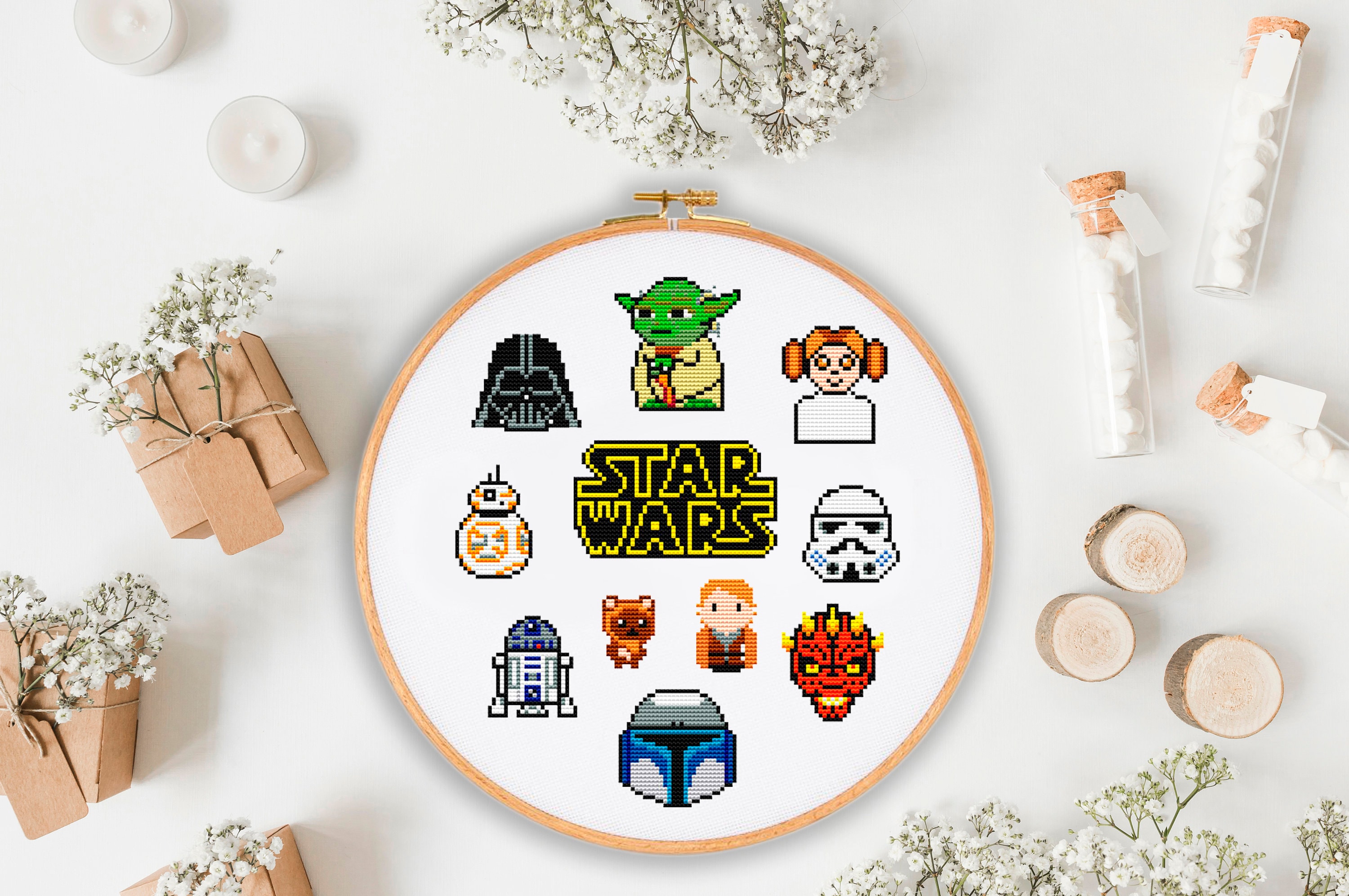 Star Wars Cross Stitch Pattern PDF / Darth Vader Cross Stitch - Etsy