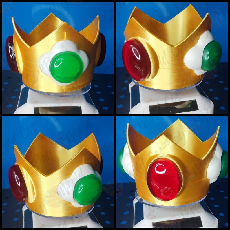 3D Printed Princess Peach Crown, Bowsette, Daisy, Super Mario Bros the ...