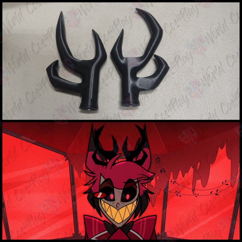 Alastor Radio Demon Microphone 3D printed Kit Hazbin Hotel free ...