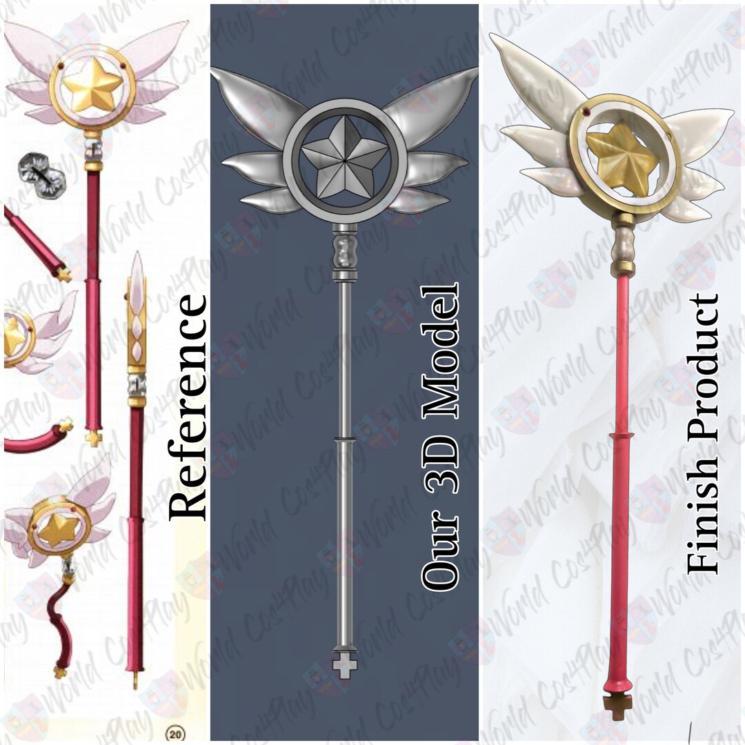 Kaleidostick Magical Ruby Fate Kaleid Liner 3D Model Kit or Proplica ...