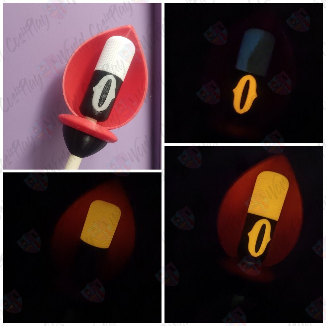 Alastor Radio Demon Microphone 3D Printed Kit Hazbin Hotel Glow in the ...