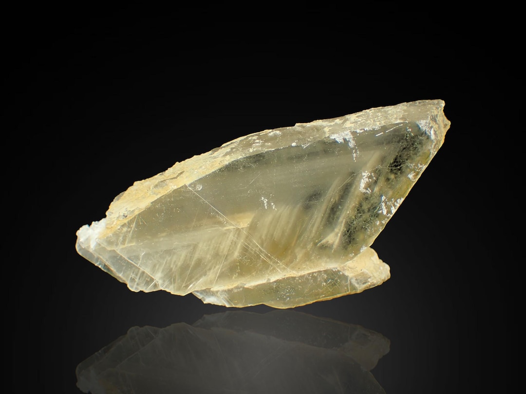 GYPSUM Fluorescent Crystal 9,0 X 4,5 X 1,0 Cm POLAND 13259 - Etsy