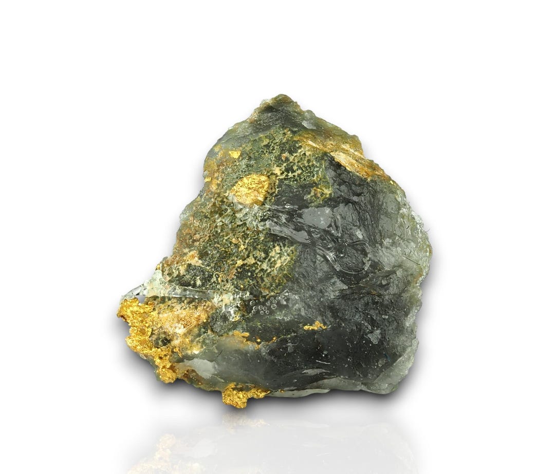 NATIVE GOLD Crystalline Specimen With Quartz From USA 12655 - Etsy