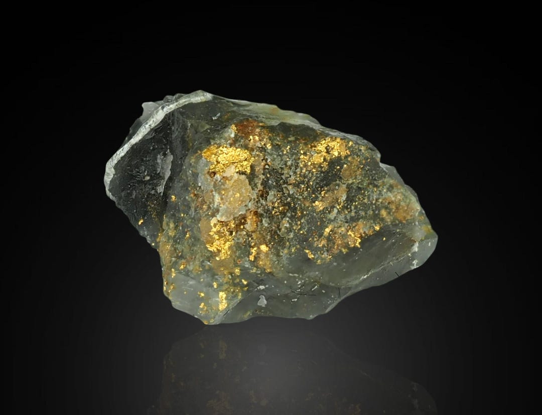 NATIVE GOLD Crystalline Specimen 0,4 X 0,4 X 0,3 Cm USA 13362 - Etsy