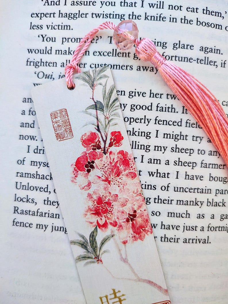 Metal Bookmark Pink Cherry Blossom Shakura Fancy Bookmark Gift for ...