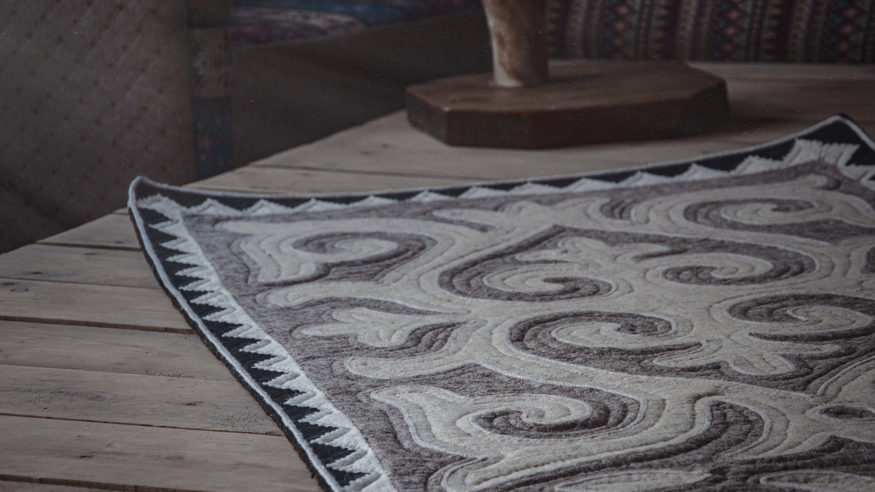 Made to Order Shyrdak Rug Wool Traditional Runner Kyrgyz | Etsy