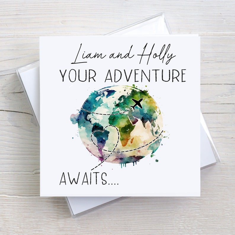 Personalised Emigrating Card | You're Moving | Good Luck | Gap Year ...
