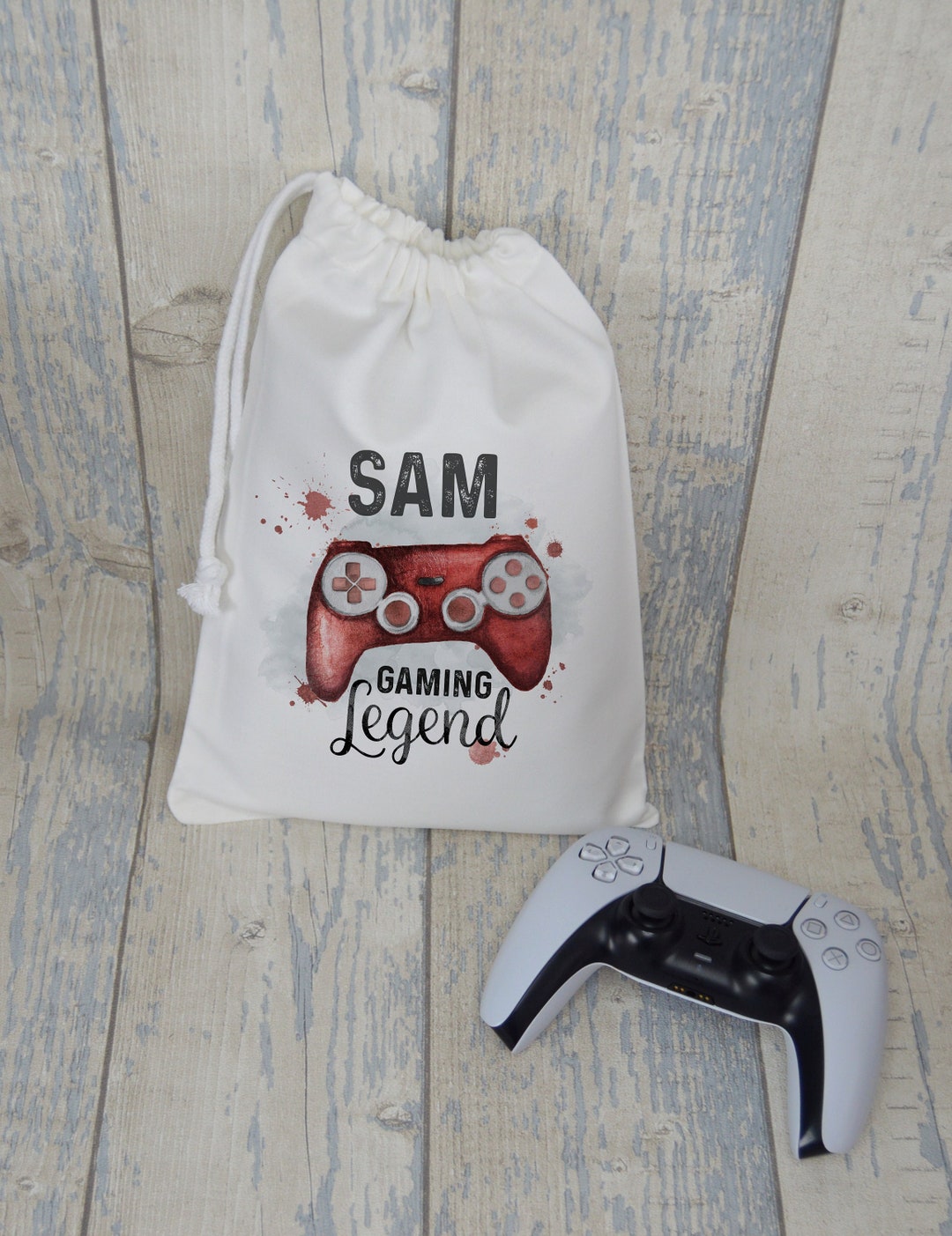 Personalised Gaming Bag Games Controller Storage Gamer Gift Gift for ...