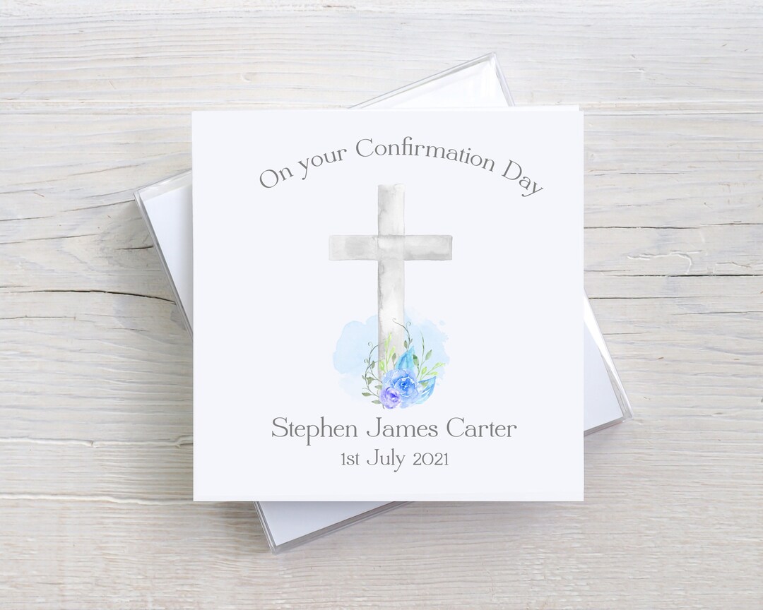 On Your Confirmation Day Card Personalised Card - Etsy