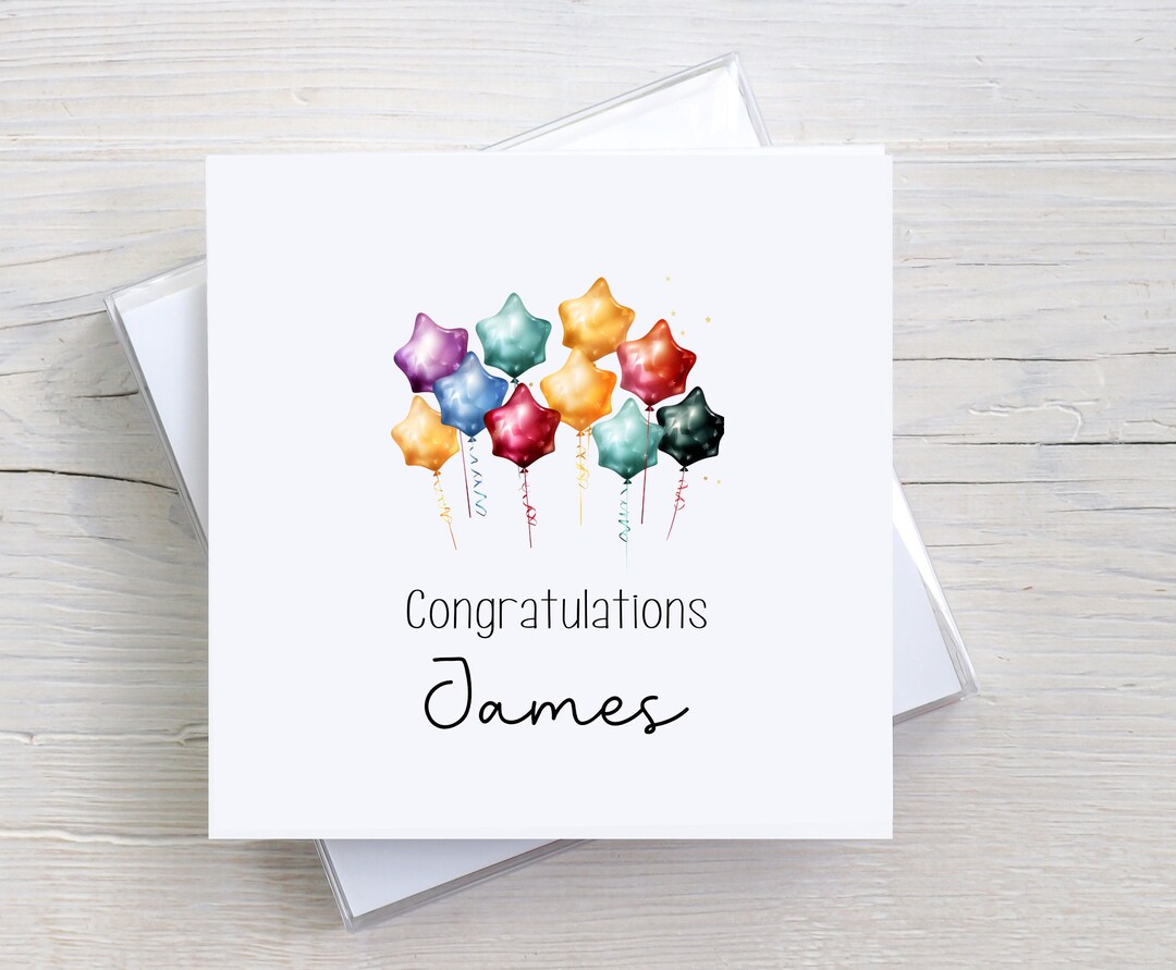 Congratulations Card | Personalised Well Done Card | Proud of You | You ...