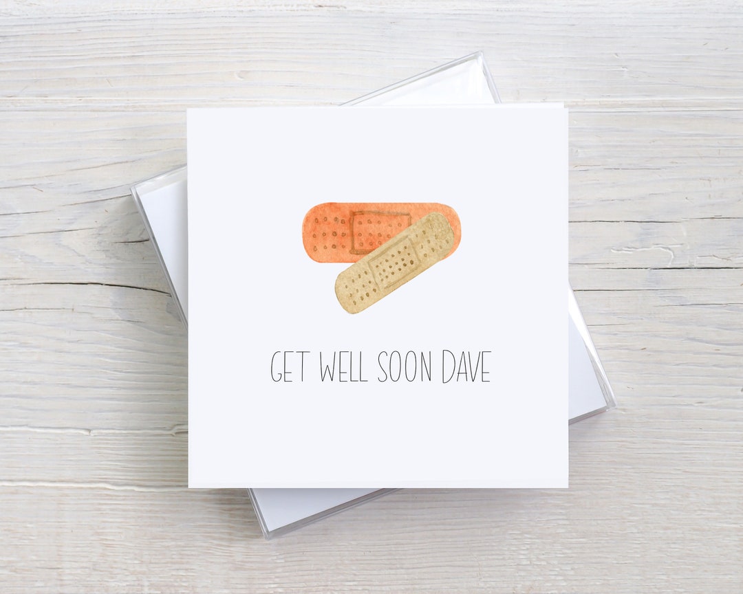 Personalised Get Well Soon Card | Thinking of You | Sending Love | Card ...