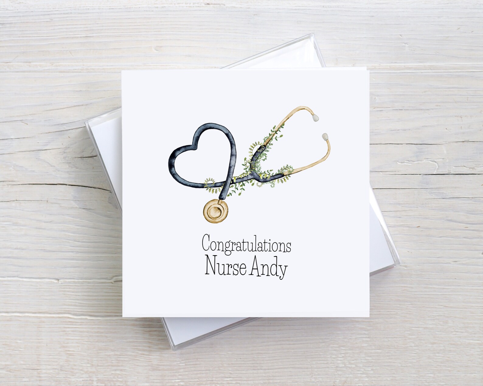 Congratulations Card for Nurse | Personalised Nurse Card | New Job Card ...