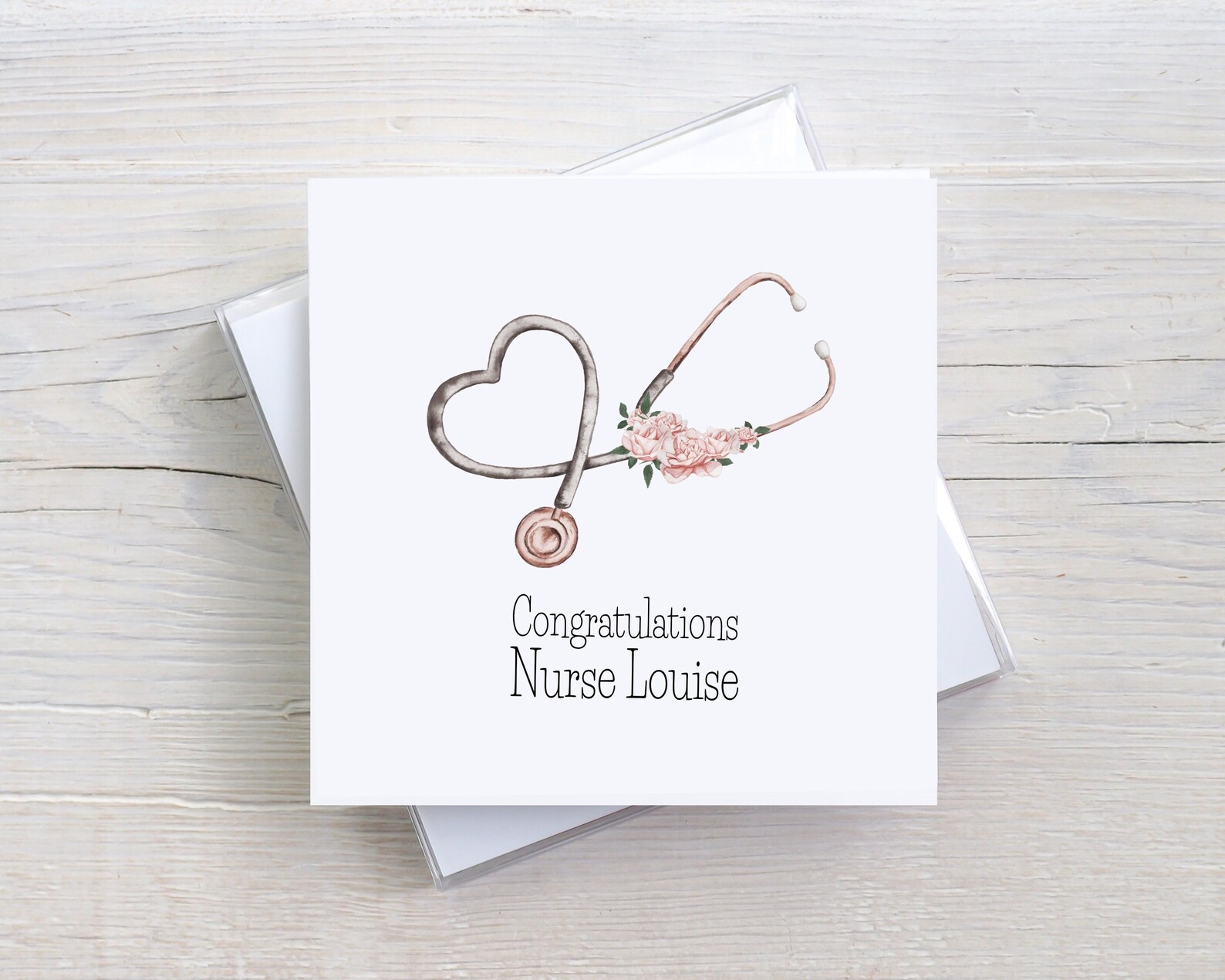 Congratulations Card for Nurse | Personalised Nurse Card | New Job Card ...