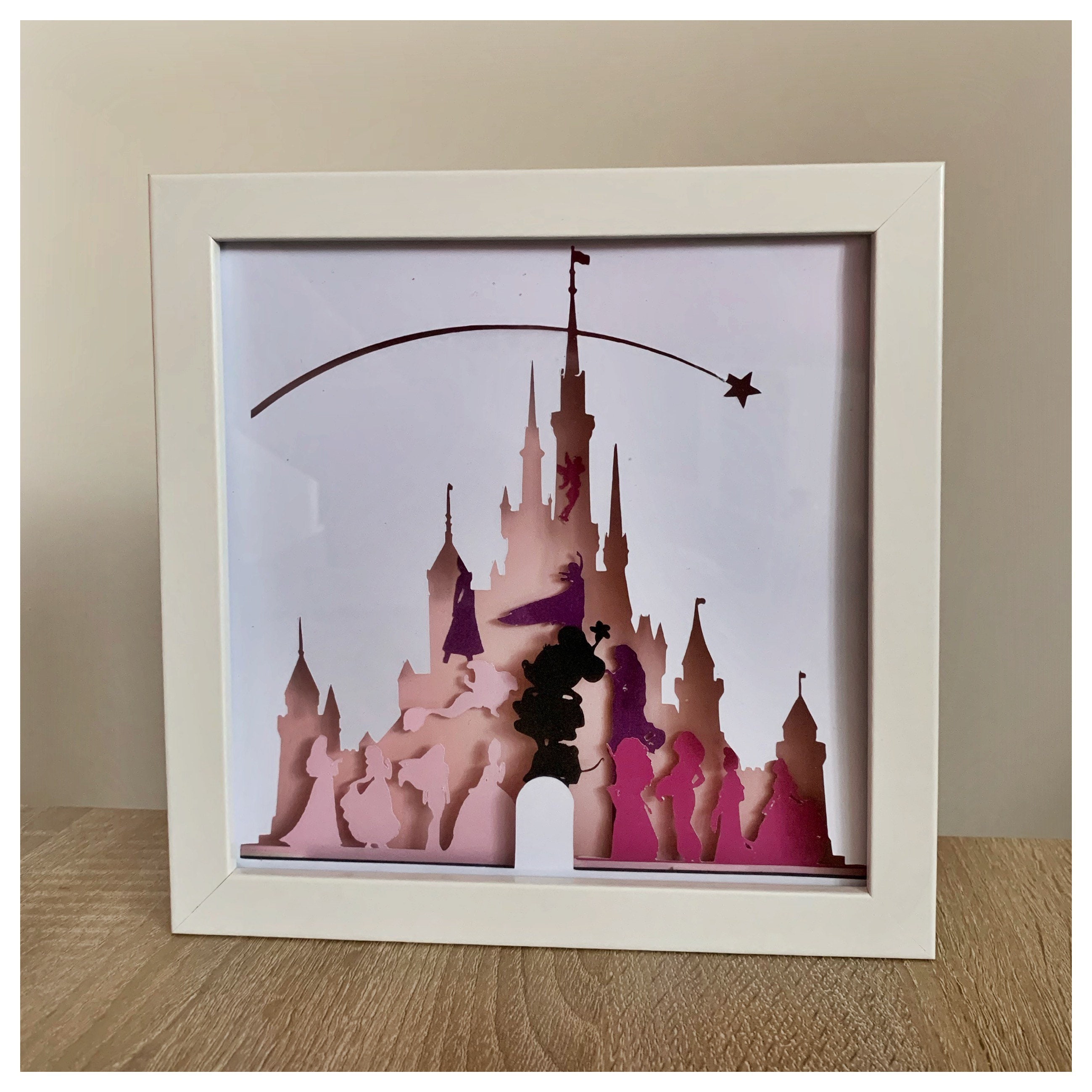 Disney Princess Shadow Box Frame - Etsy