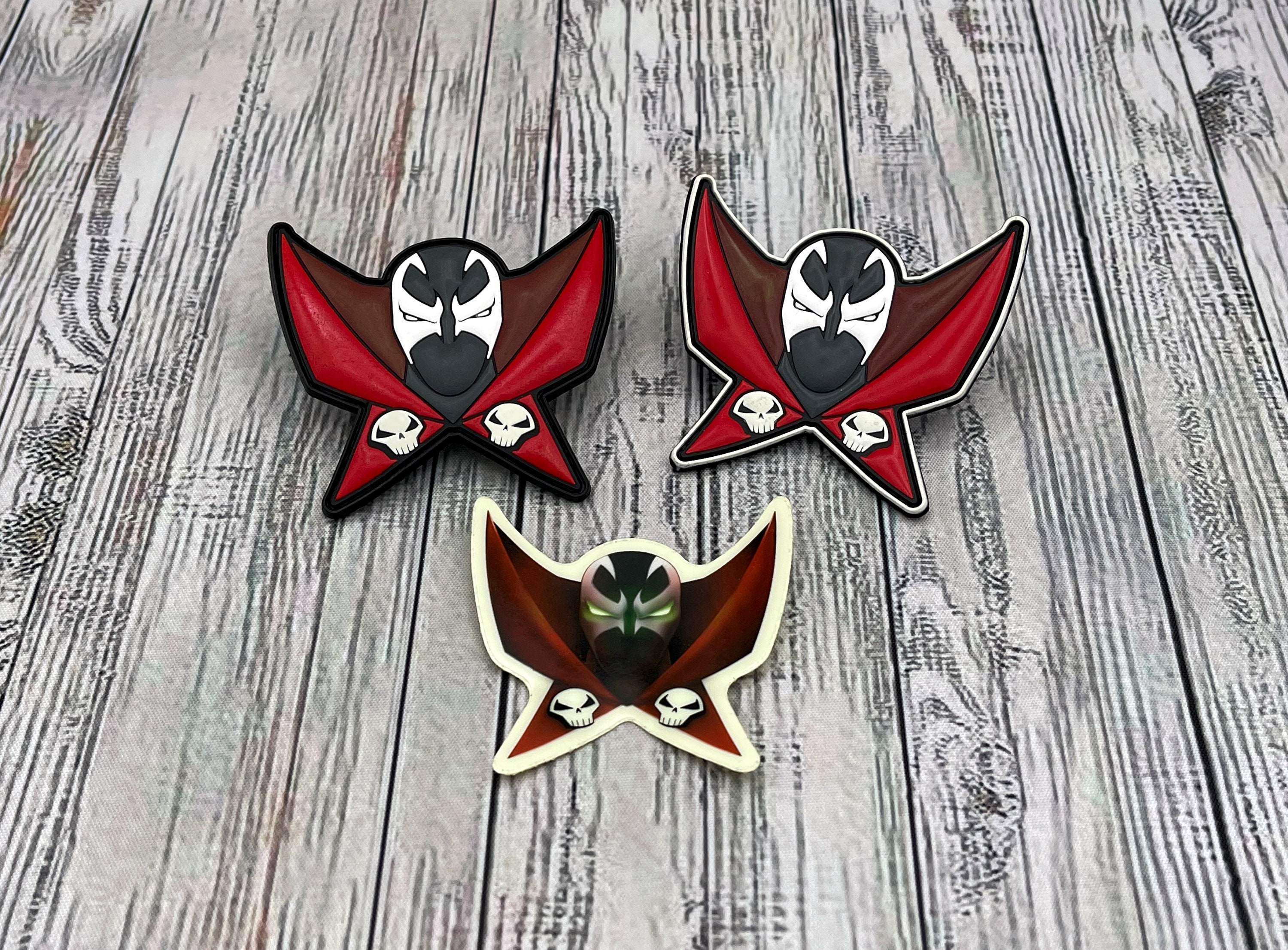 Spawn PVC Patches Collectibles, Iron on and Sew on Glow in the Dark ...